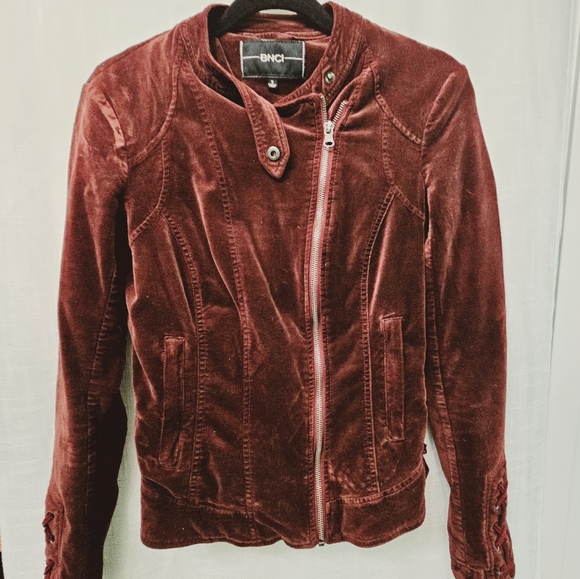 BNCI | Jackets & Coats | Plum Velvet Jacket | Poshmark